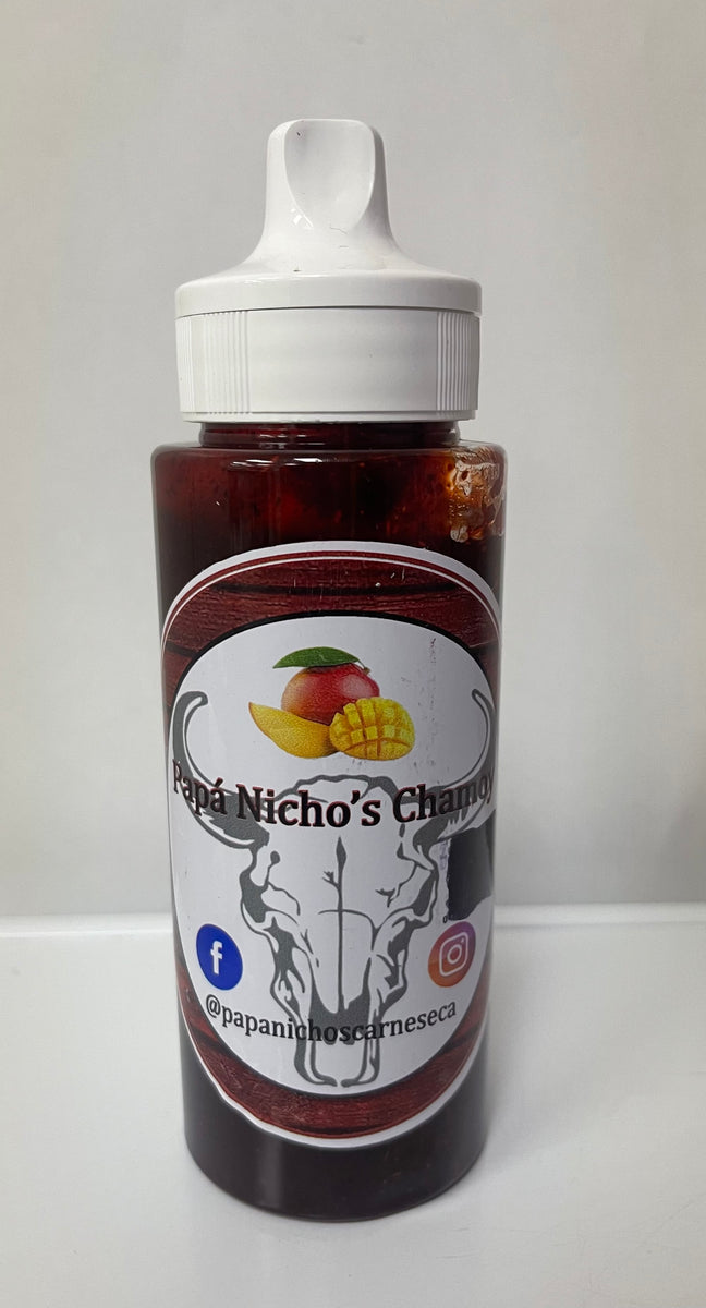 Mango Squeezable Chamoy Bottle – Papá Nicho's Carne Seca