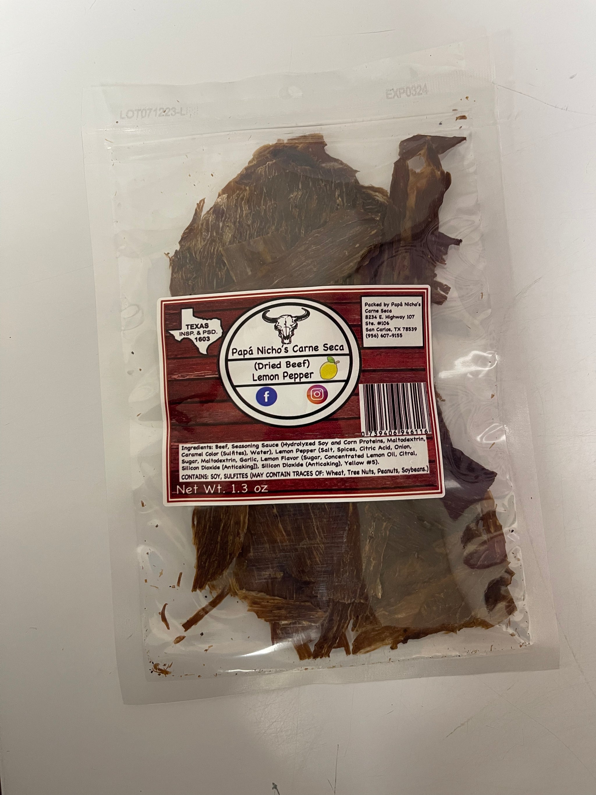 Carne Seca/Beef Jerky – Papá Nicho's Carne Seca