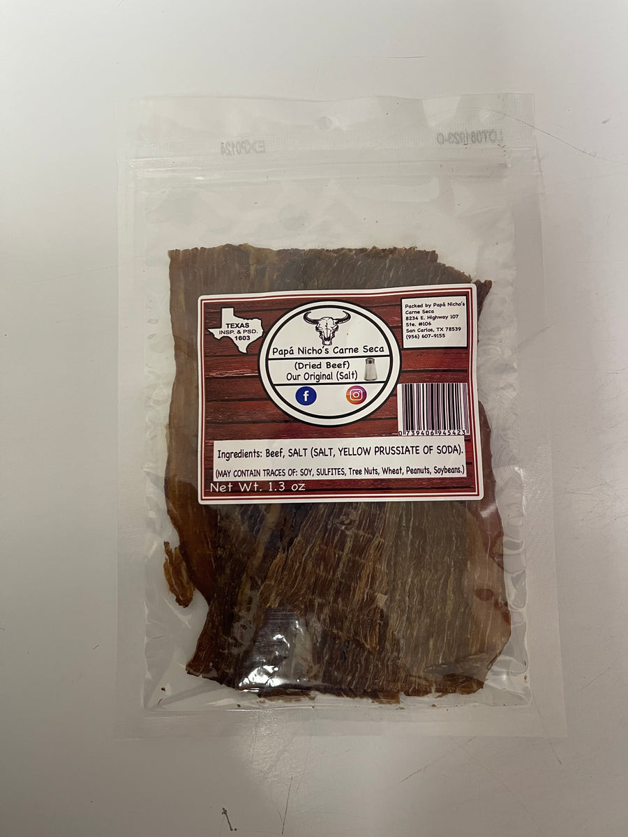 Carne Seca/Beef Jerky – Papá Nicho's Carne Seca